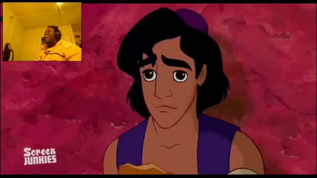 DustDaRapper React: Honest Trailers - Aladdin - YouTube