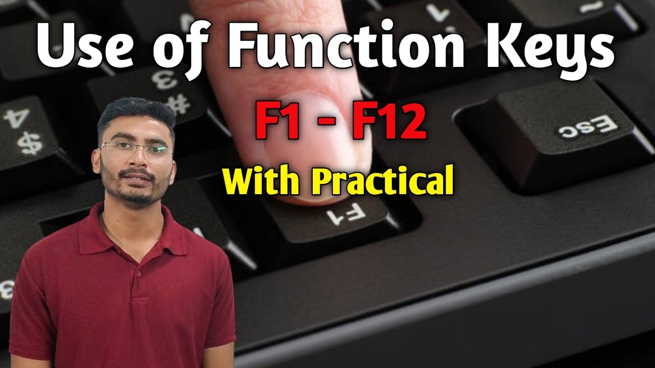 Function Key of Computer Keyboard || Use of Function Key F1 to F12 || Best Keyboard Shortcuts ...