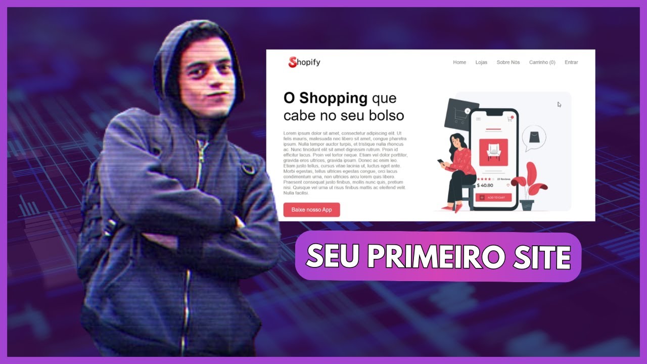 Como Criar um Site do Zero com HTML e CSS (Parte 1/2) - YouTube