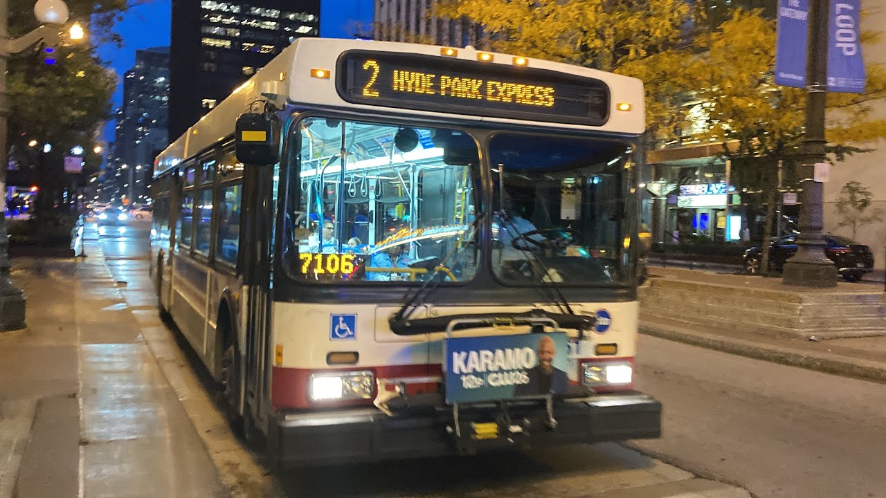 CTA Bus Ride 2 Hyde Park Express Southbound To 53rd/Cottage Grove CTA ...
