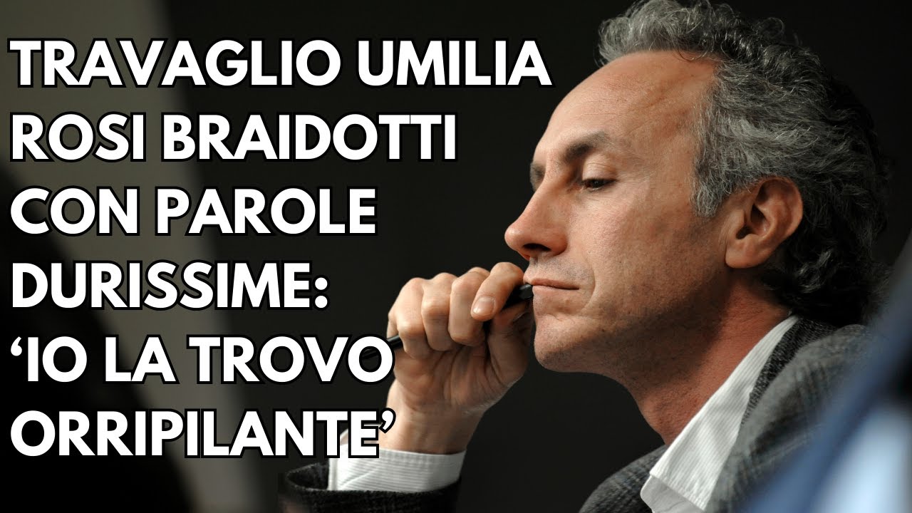 CONFRONTO IMPERDIBILE! 🔥 'LIVE REACTION' TRAVAGLIO E BRAIDOTTI SI ...