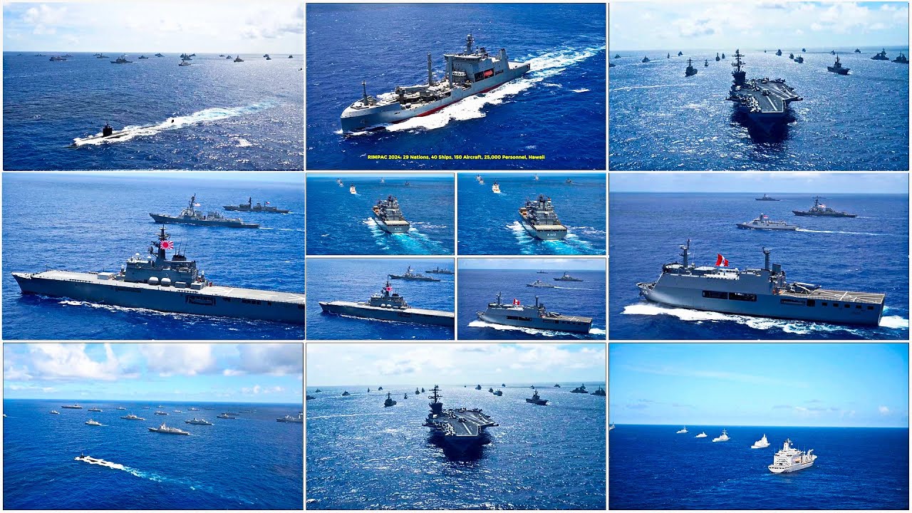 RIMPAC 2024: 29 Nations, 40 Ships, 150 Aircraft, 25,000 Personnel ...