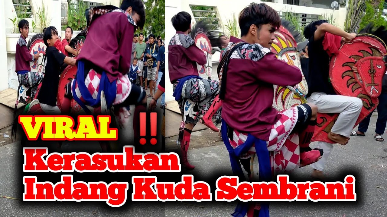 KERASUKAN INDANG KUDA SEMBRANI // KUDA LUMPING - Manunggal Satria ...