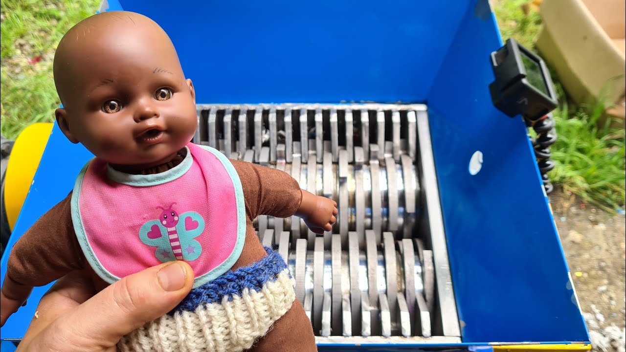 Shredding a Cute Baby Doll - YouTube