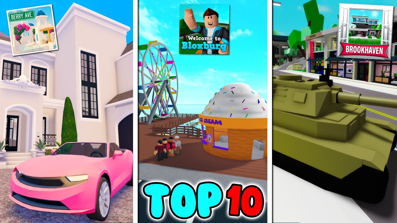 TOP 10 ROLEPLAY GAMES ON ROBLOX! - YouTube