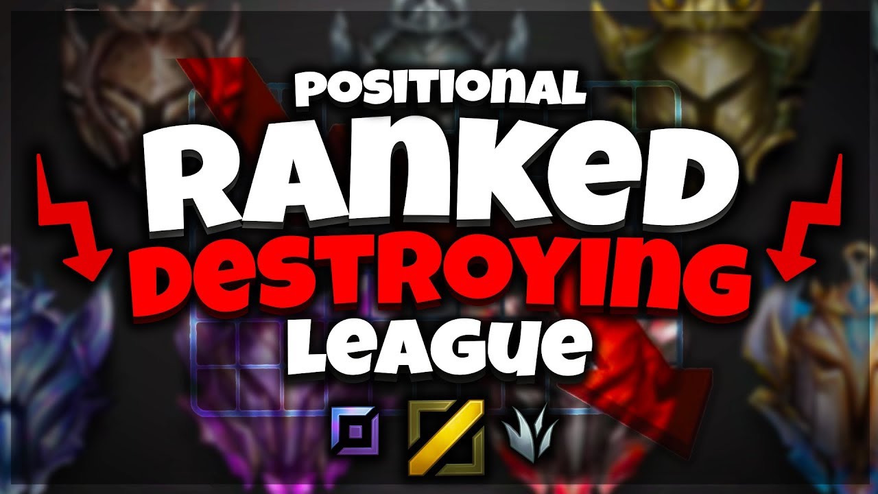 POSITION RANK IS DESTROYING LEAGUE RANK & HERES WHY (Abusable Glitches ...