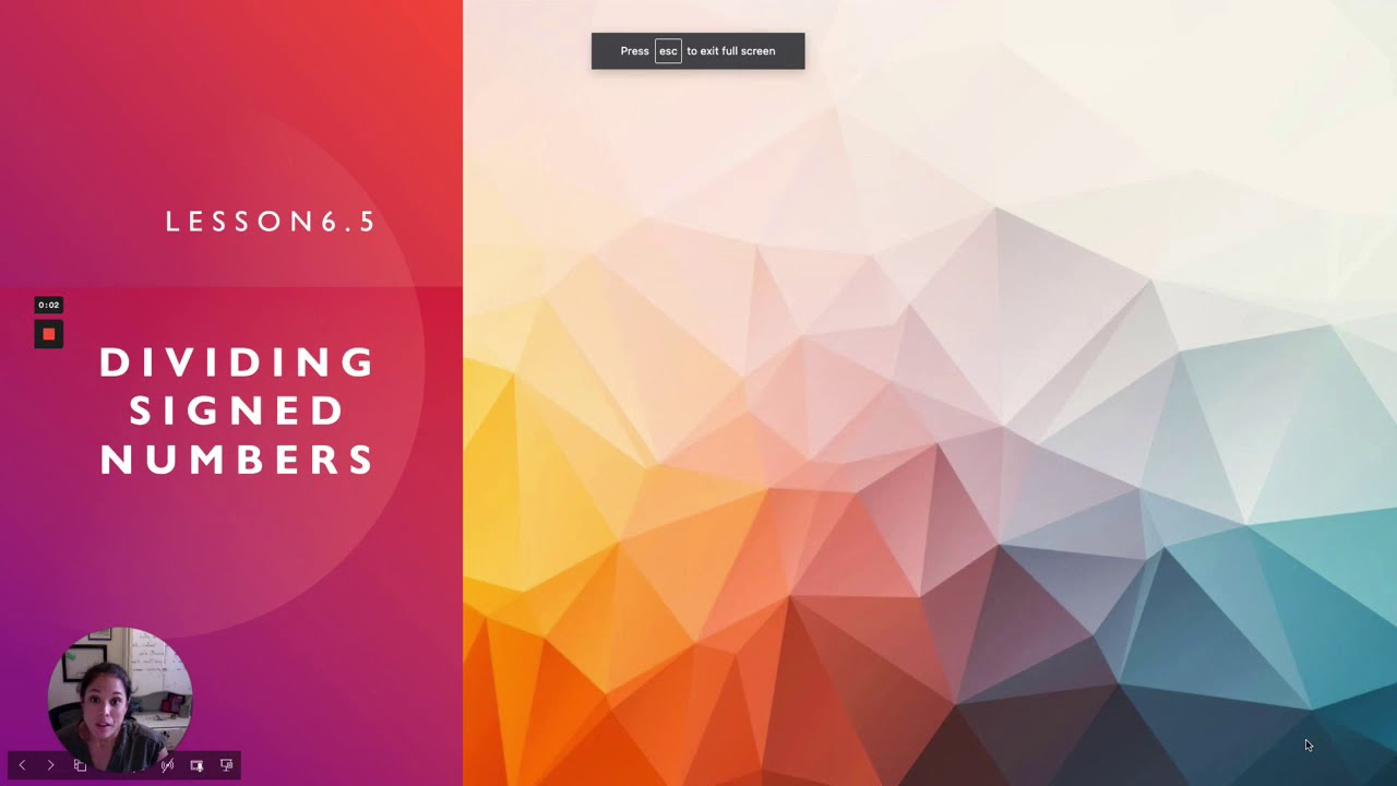 Lesson 6.5 Dividing Signed Numbers - YouTube