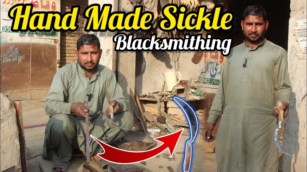 Talented Young Blacksmith Making Sickle (درانتی) With Amazing Technique ...
