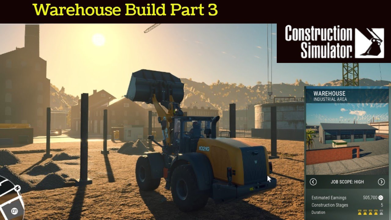Construction Simulator - Part 3 Warehouse build #constructionsimulator ...