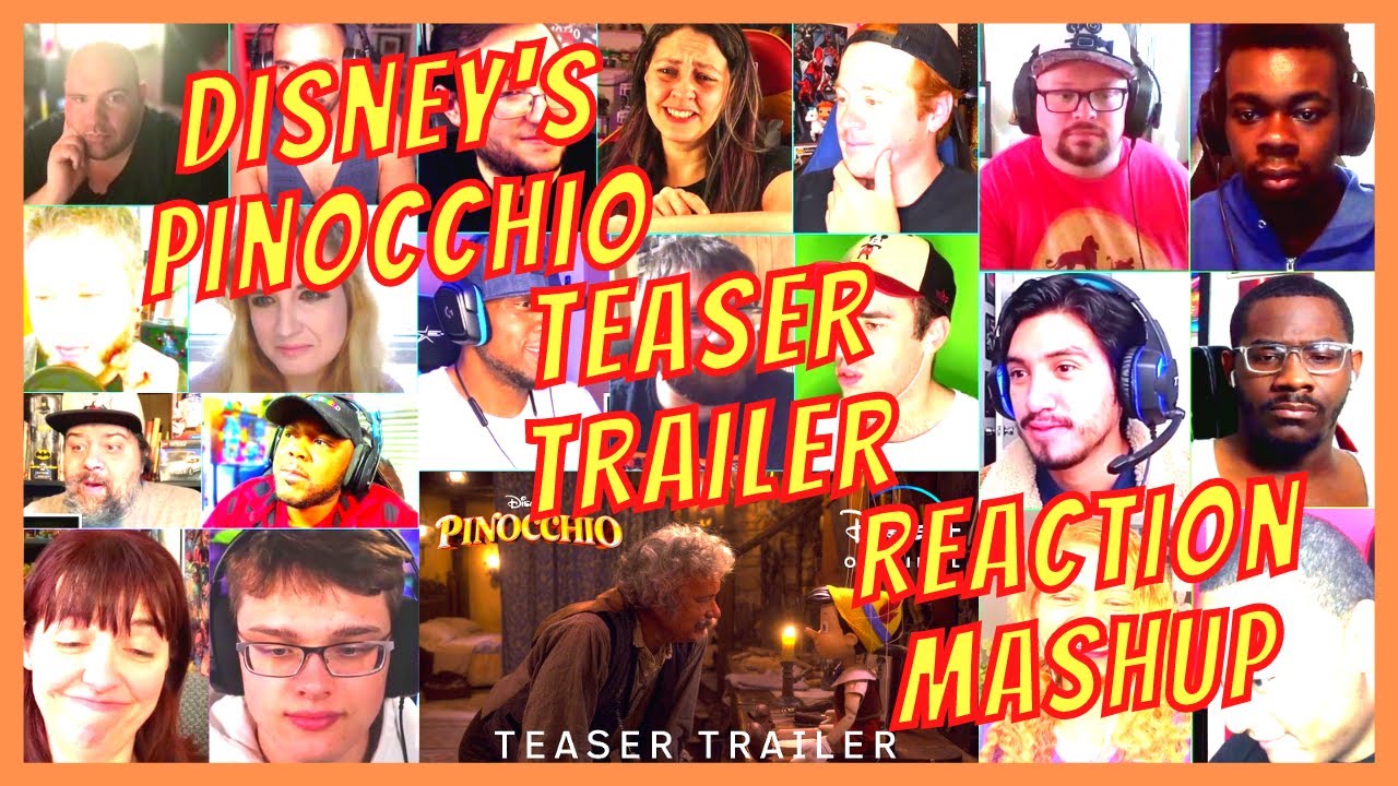 PINOCCHIO - TEASER TRAILER - REACTION MASHUP - DISNEY+ - DISNEY PLUS ...
