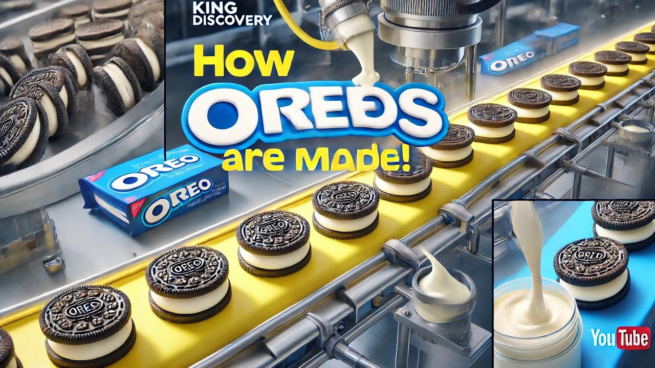 How Oreo Cookies Are Made – Inside the Oreo Factory | Mass Production ...