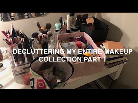 MAKEUP DECLUTTER 2020 || Part 1:primers, foundations, concealers, powders - YouTube