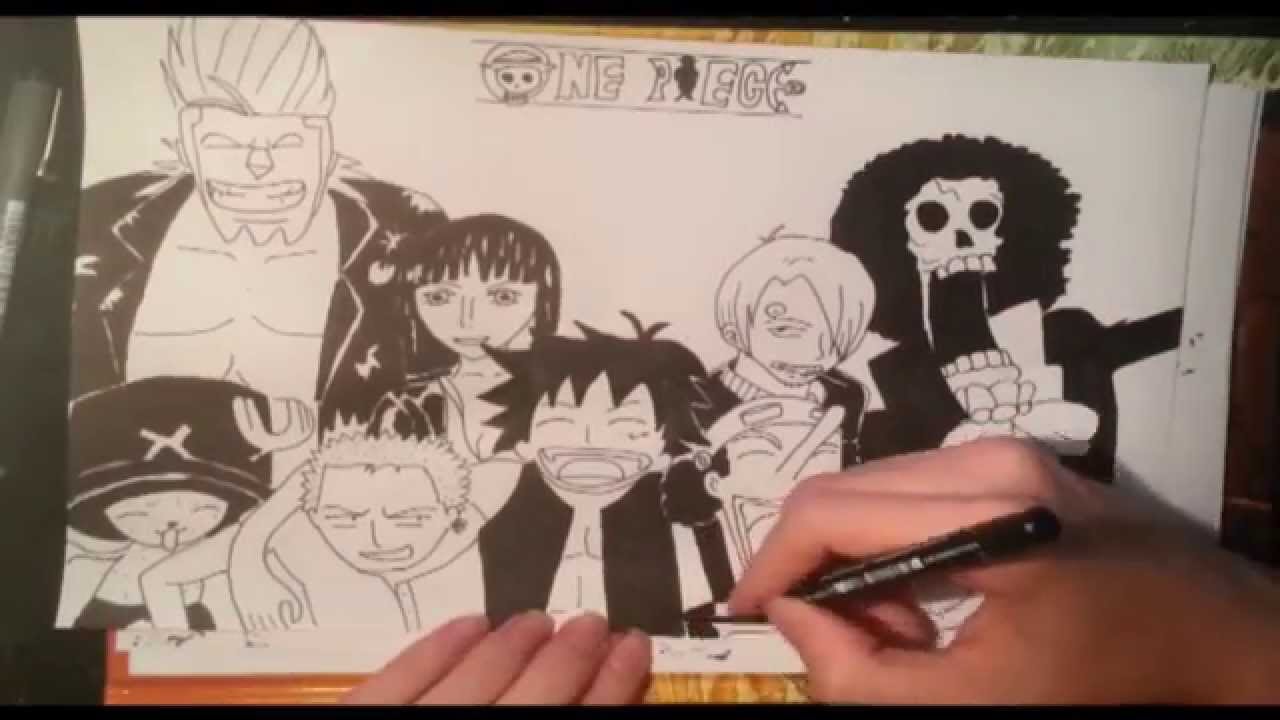 One Piece : Drawing - YouTube