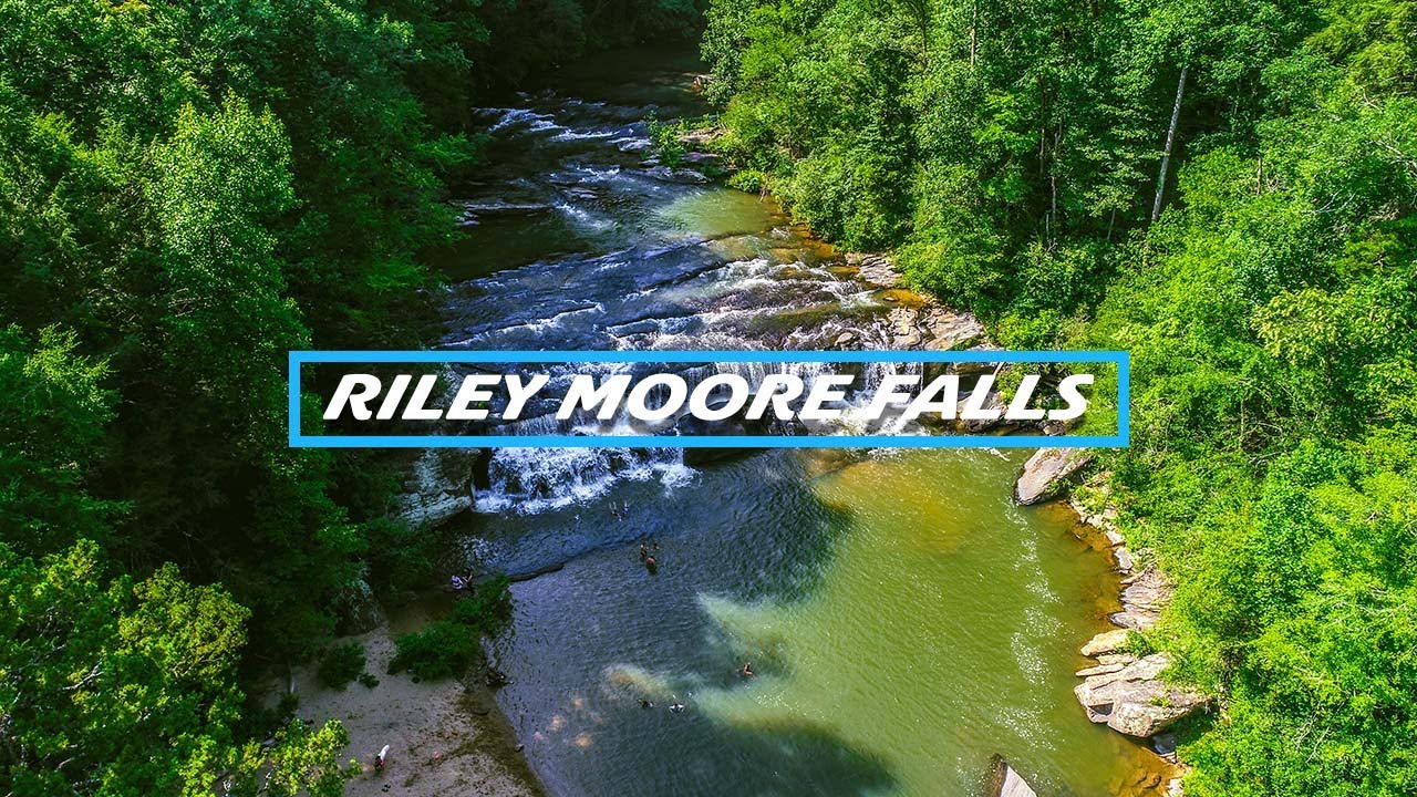 Riley Moore Falls, South Carolina Drone Video - YouTube
