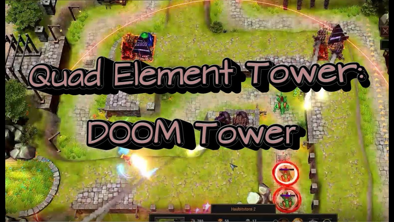 Element TD 2 | Quad Element Tower: DOOM Tower - YouTube