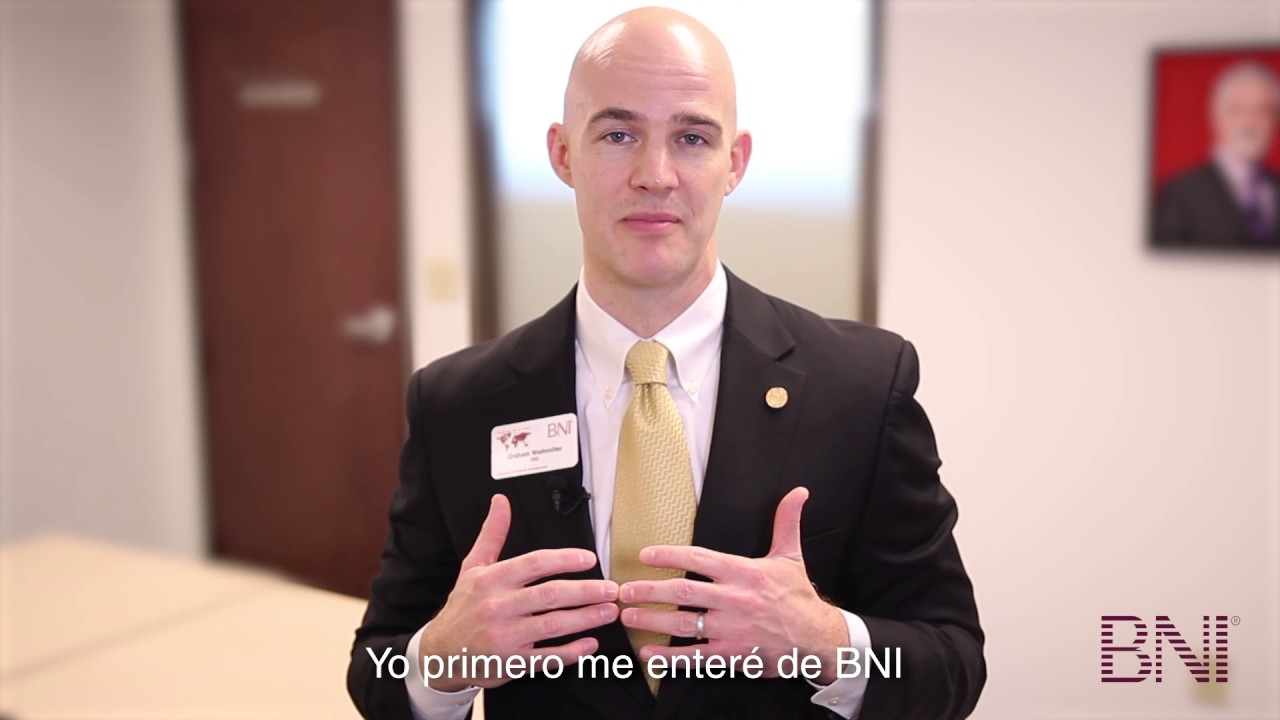 Mensaje a los Miembros de BNI, Graham Weihmiller - CEO de BNI ...