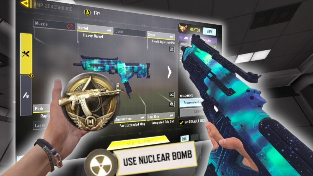 60 Kills + Nuke With the best VMP class setup in CODM?! - YouTube