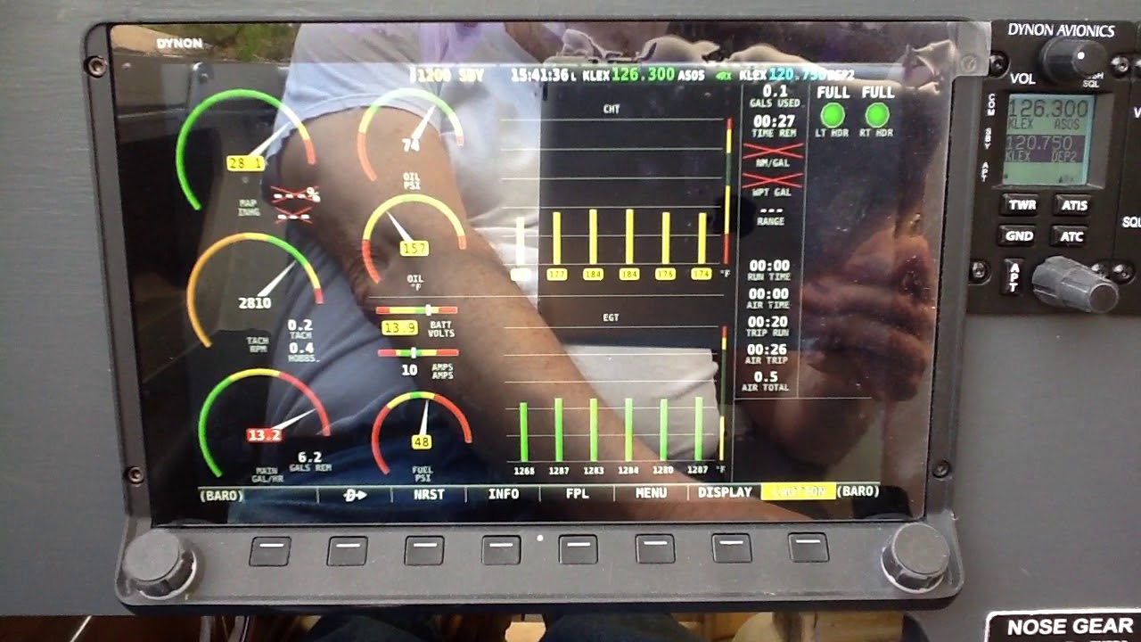 UL Power UL520iS full power run monitored on Dynon HDX-1100 display ...