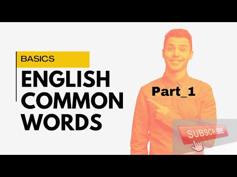 English_ common_words #part_1 #english #education 🔔🔔🔔 - YouTube