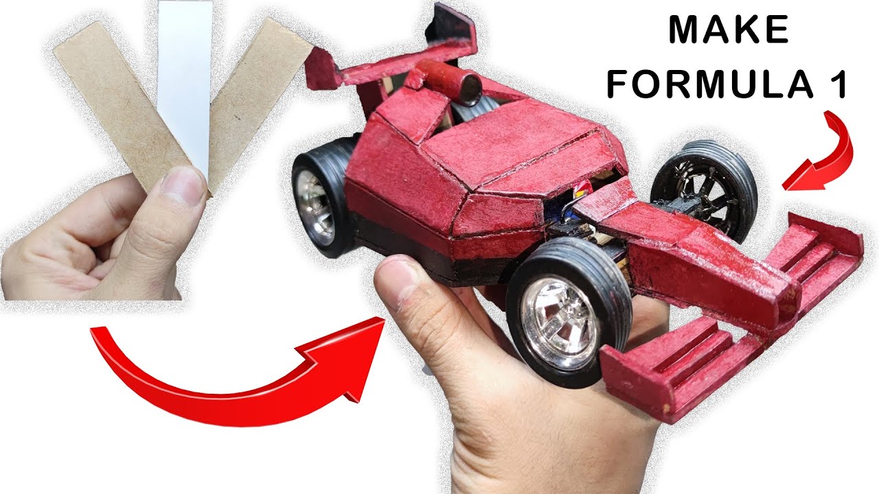 How to make a FORMULA 1car || fast || at home,using WOOD💡👍 #diy #car # ...