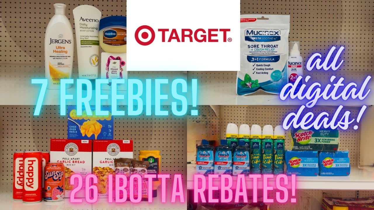 All digital Target Haul 12/8-14! 7 freebies! 26 IBOTTA rebates! Cheap ...