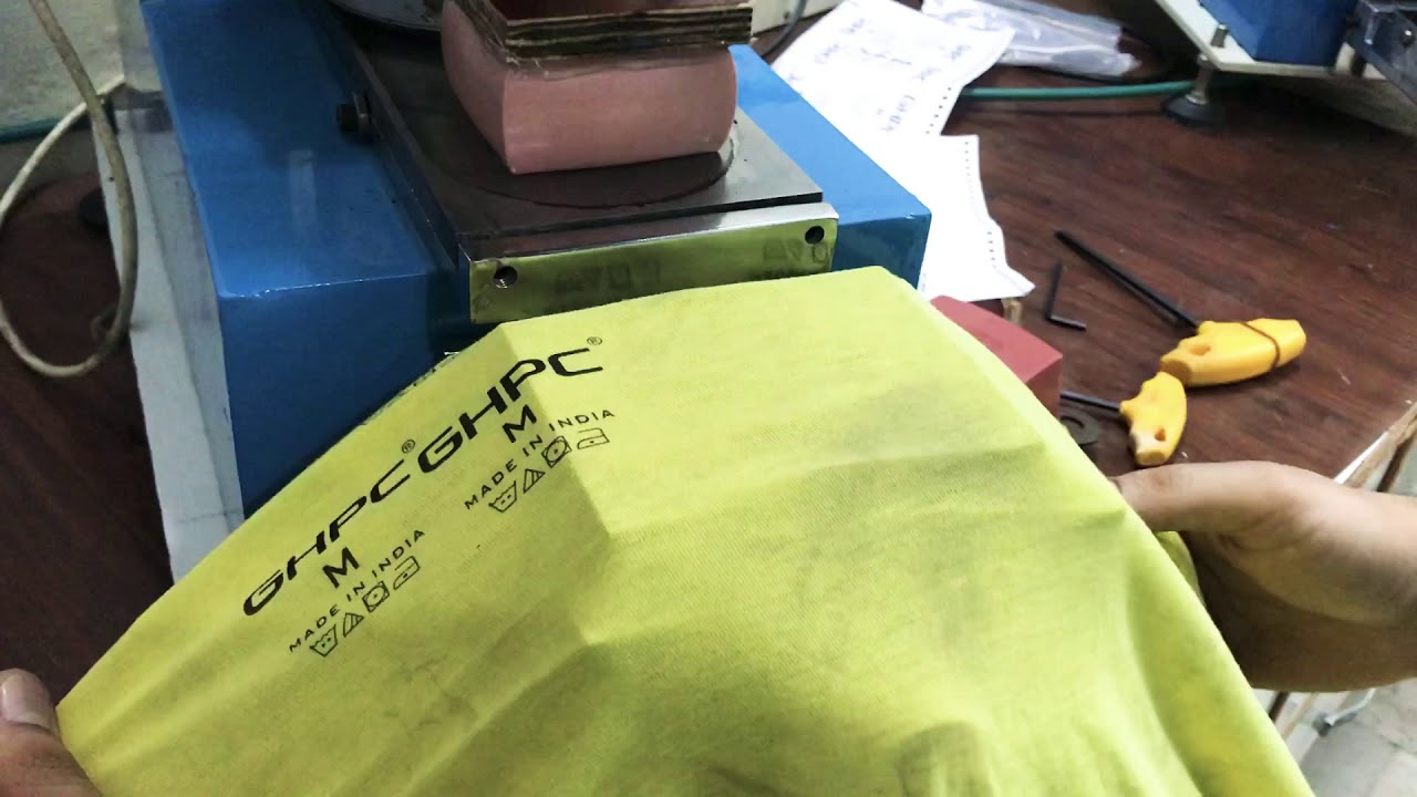 Pad Printing Machine for Garments - YouTube