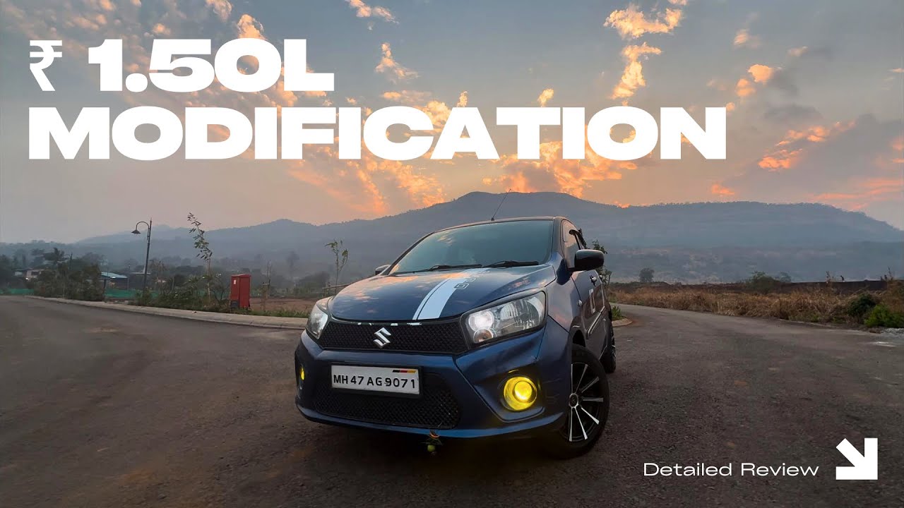 ||Maruti Suzuki Celerio Blue Colour Modification|| - YouTube