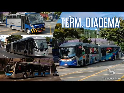 Terminal Diadema - Diadema/SP (06/01/2021) - Movimentação de Ônibus ...
