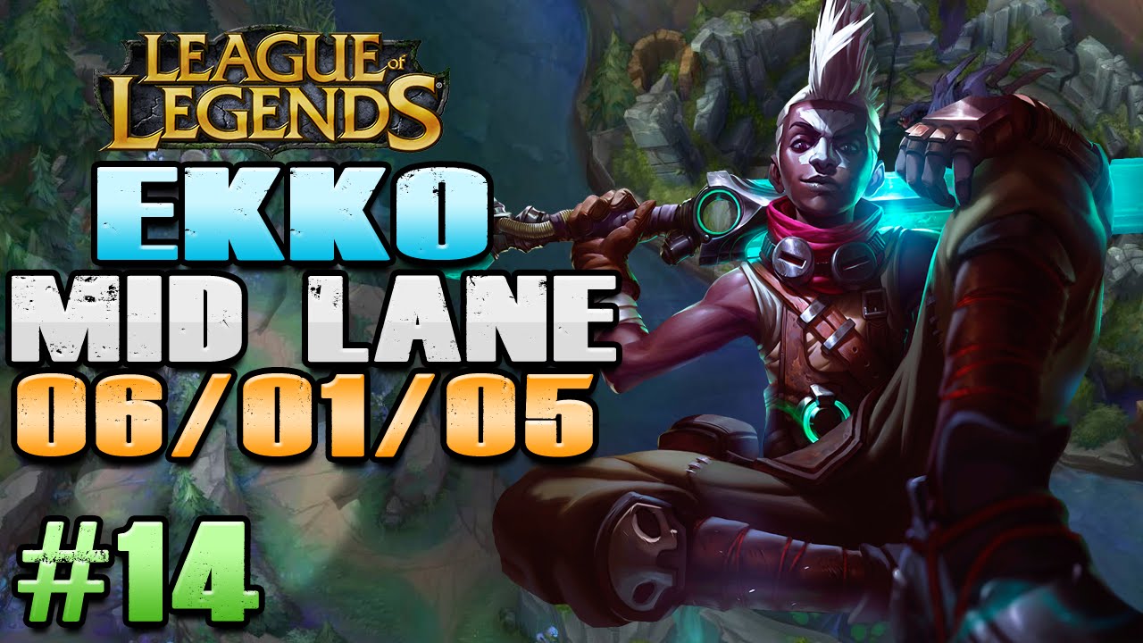 Ekko MID LANE - League of Legends #14 - VS Xerath - YouTube