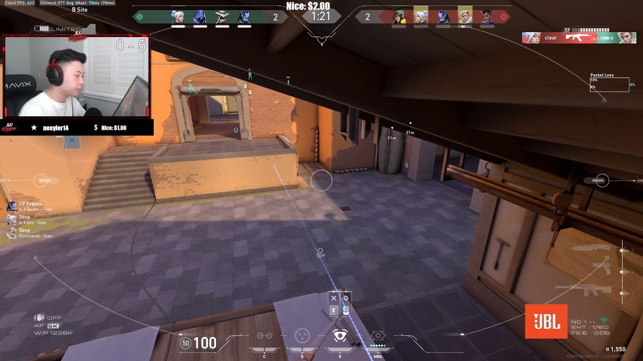 100T DERREK CYPHER VALORANT RANKED GAMEPLAY [Full Match VOD] - YouTube