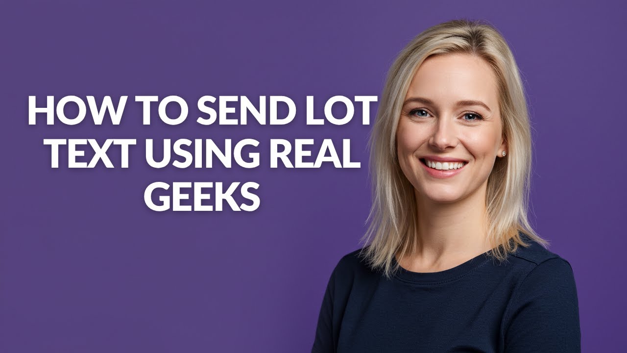 How to Send Lot Text Using Real Geeks - Julia'sTutorials - YouTube
