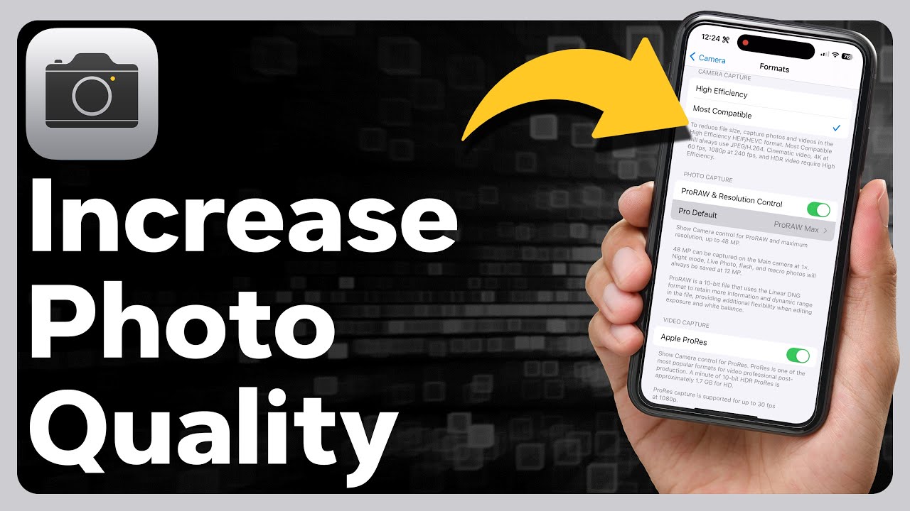 How To Increase Quality Of Photos On iPhone - YouTube
