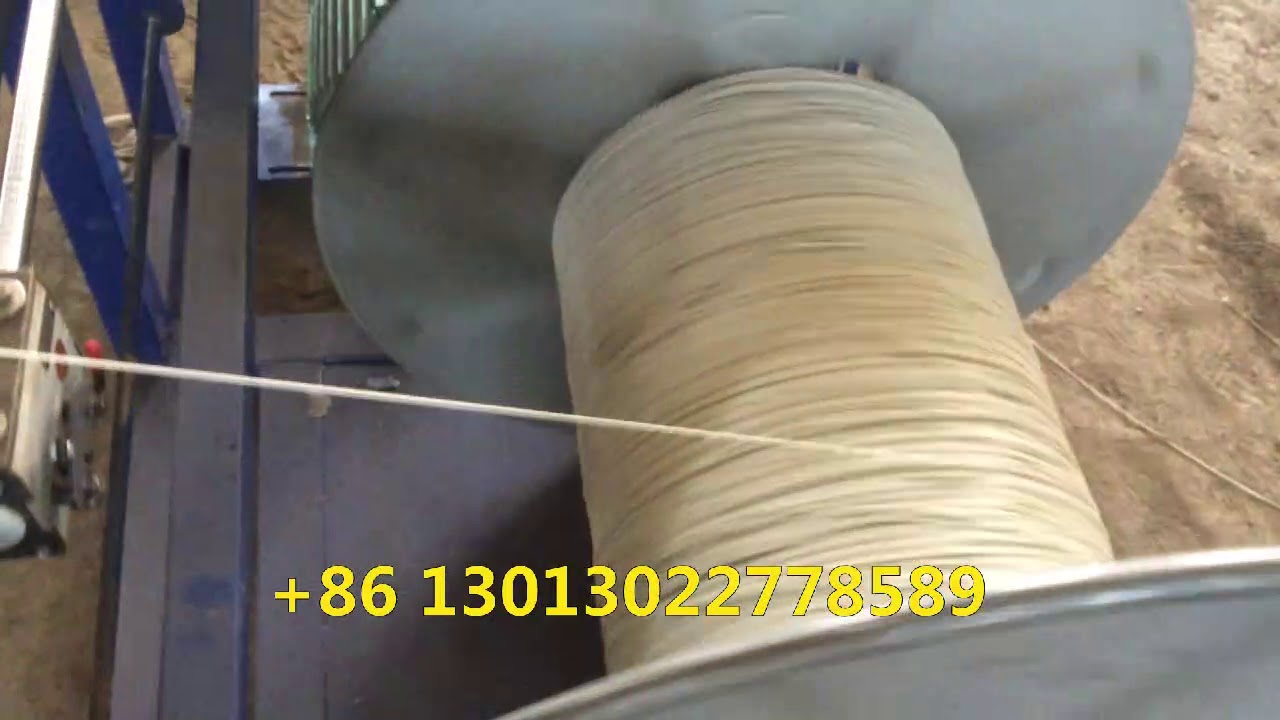 cable filler hdpe monofilament extruder machine - YouTube