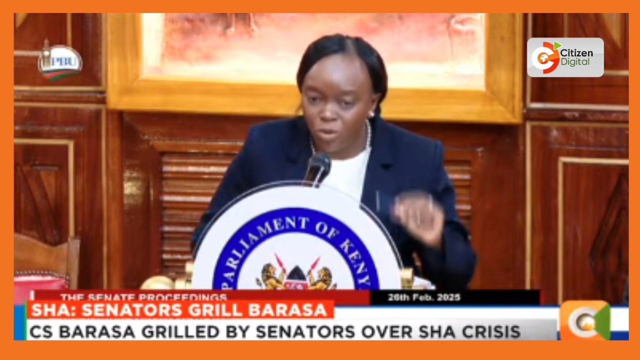 CS Barasa grilled by senators over SHA crisis. - YouTube