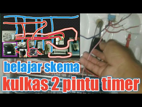 Cara perbaiki kulkas 2 pintu yang jalur kabel konslet di dalam bodi dan ...