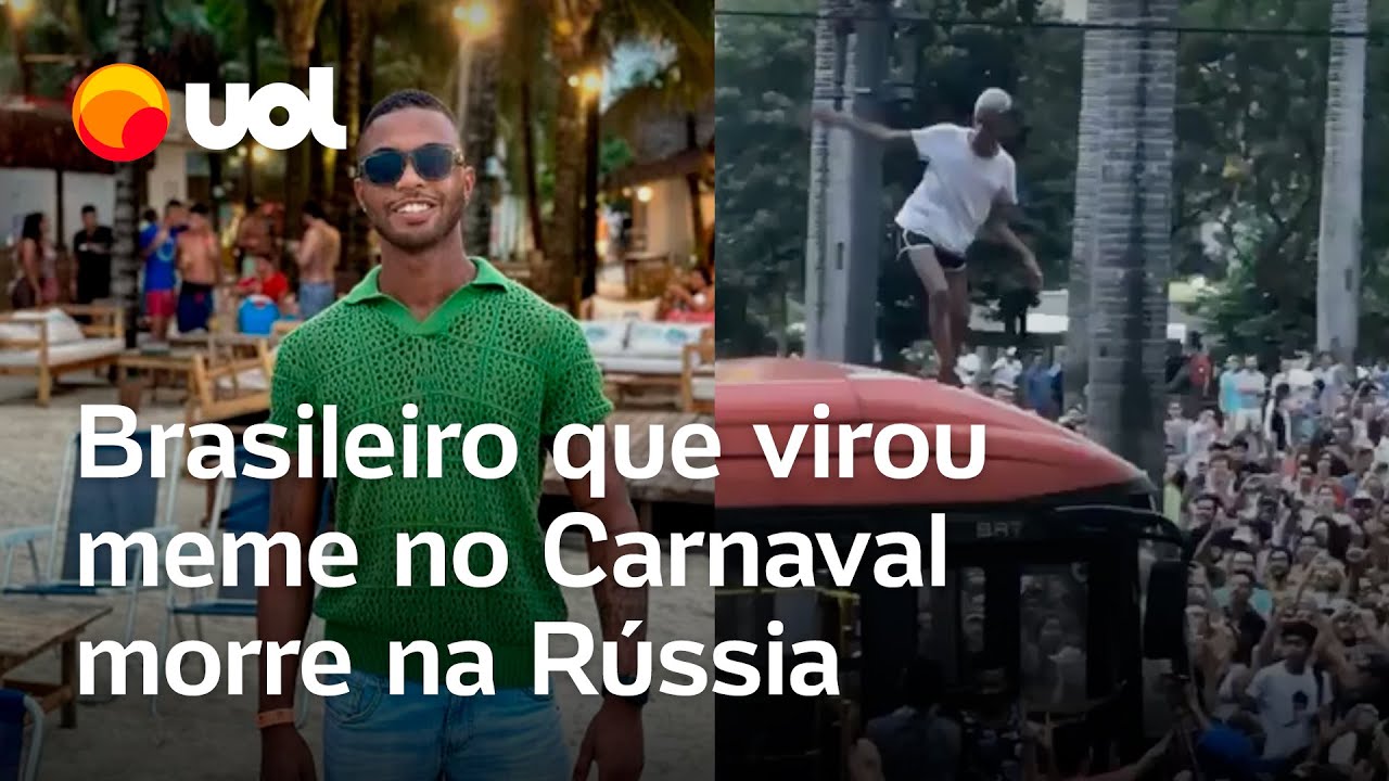 Brasileiro que virou meme dançando em cima de ônibus no Carnaval morre ...