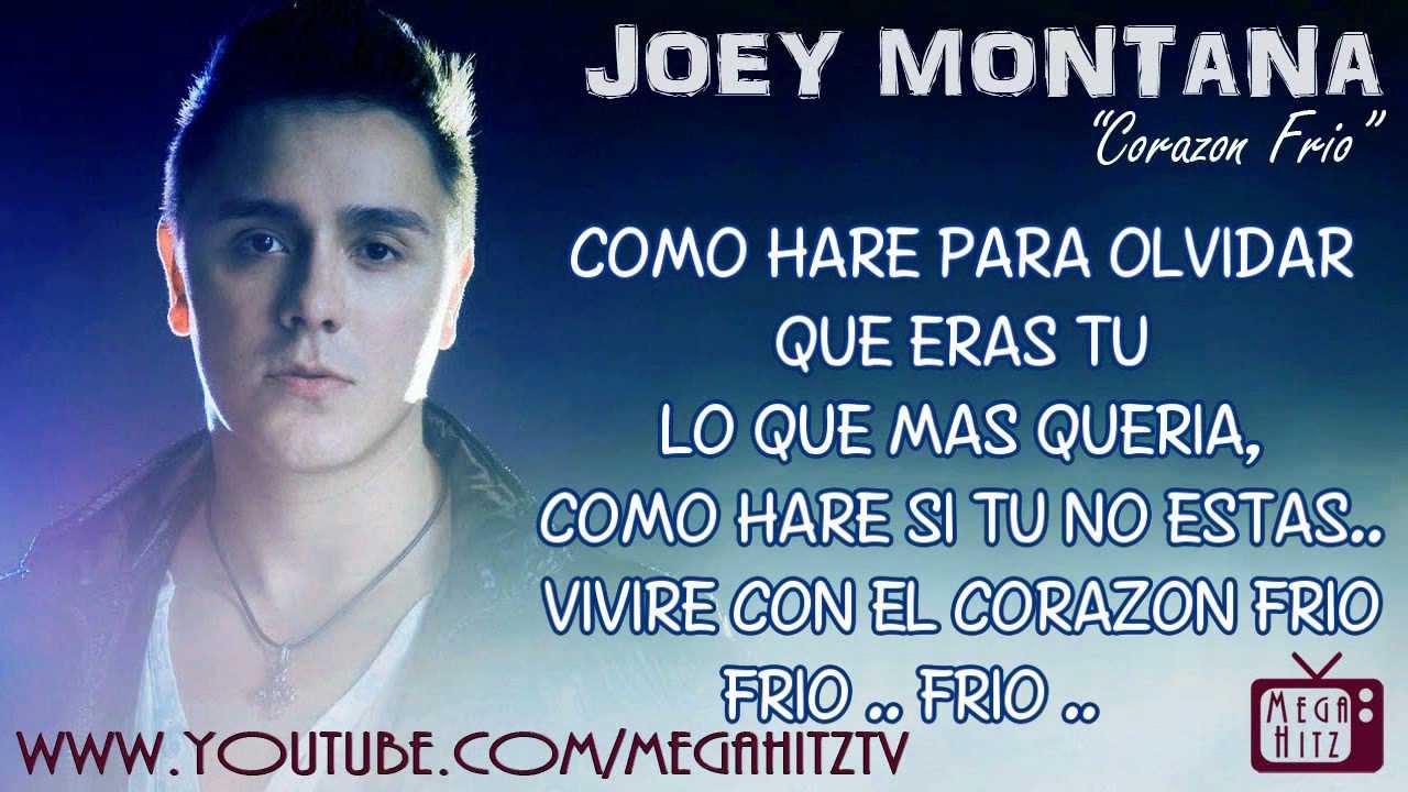 Joey Montana - Corazon Frio ☆Letra • Flow Con Clase☆ - YouTube