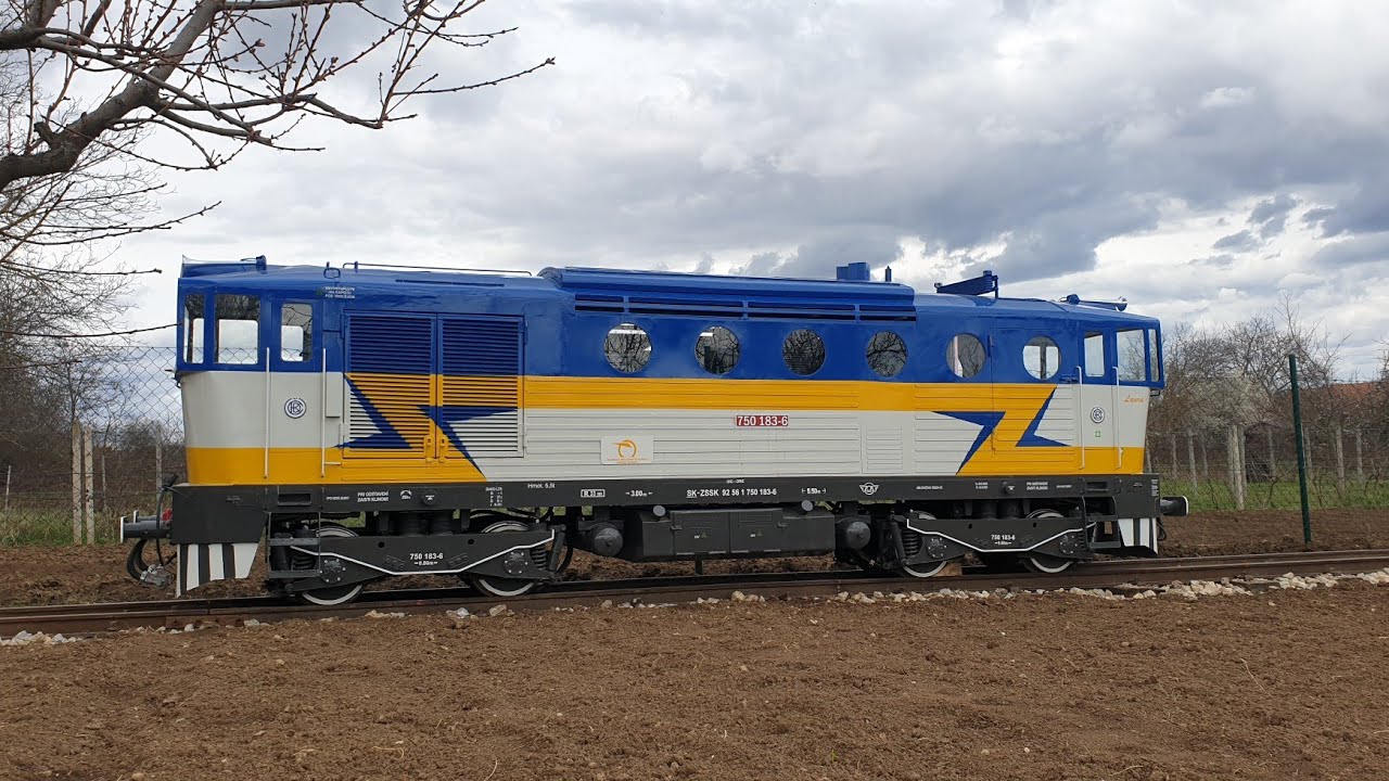 Skúšobná jazda na voľnobežné otáčky a plus klepot kolies o koľajnice 😀 ...