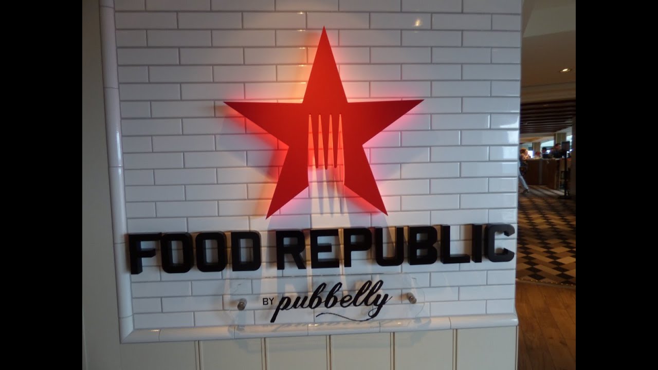Norwegian Escape Food Republic Tour & Menu - YouTube