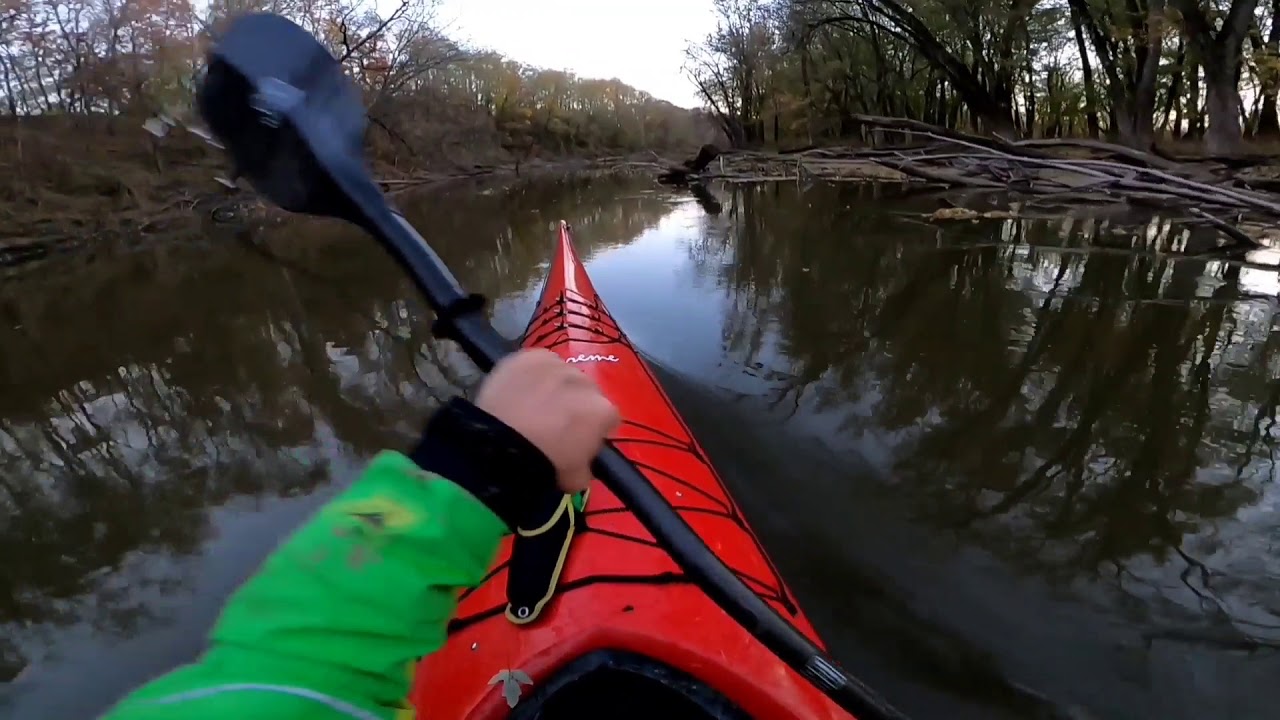 Hammer down and flying home in my Current Designs Extreme kayak . - YouTube