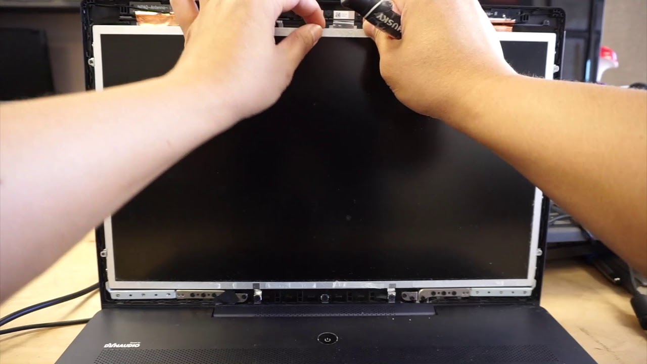 How to replace MSI Laptop 17" MS1773 screen replacement - YouTube