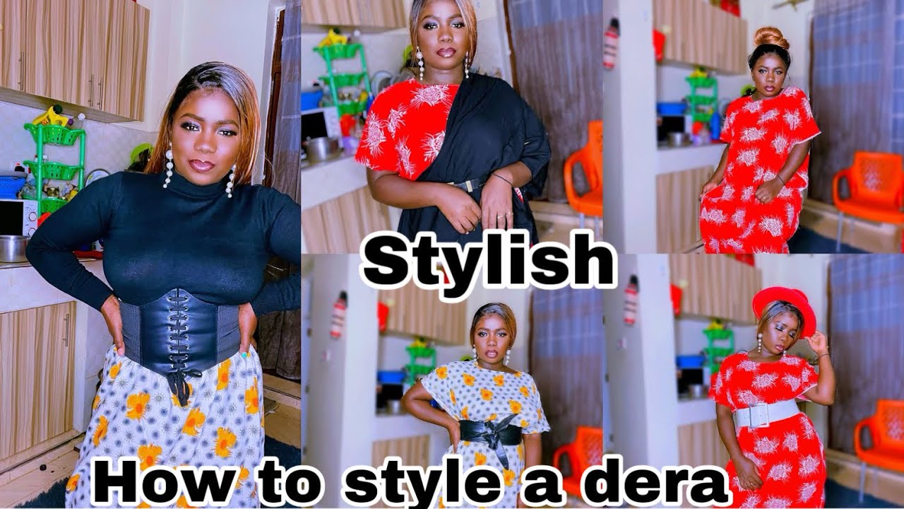 How to wear/style your dera in a stylish way - YouTube
