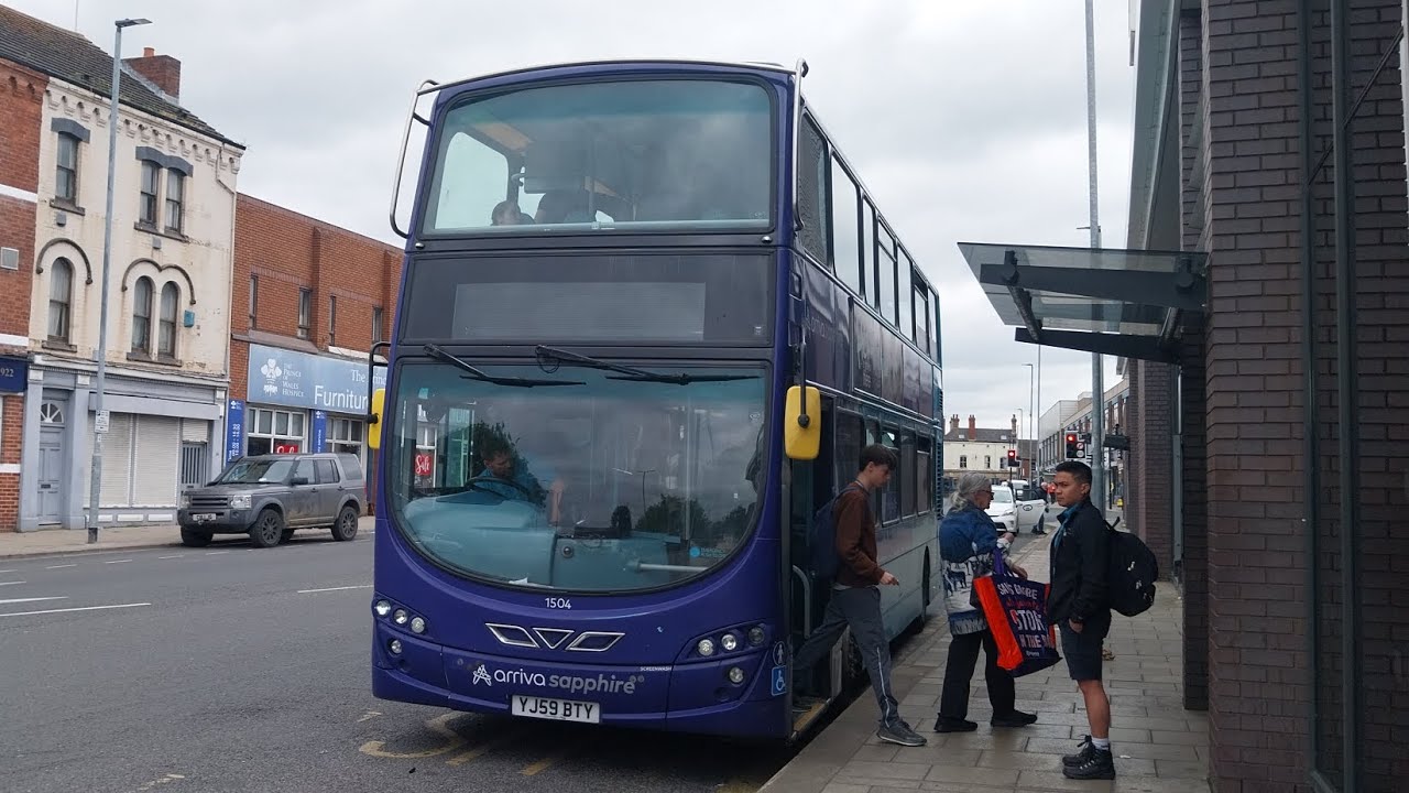 (Arriva Yorkshire 1504 YJ59BTY) On 141 To Leeds - YouTube