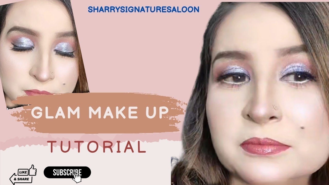 Glam Makeup Tutorial || Glam Makeup look || bridal Glam Makeup - YouTube