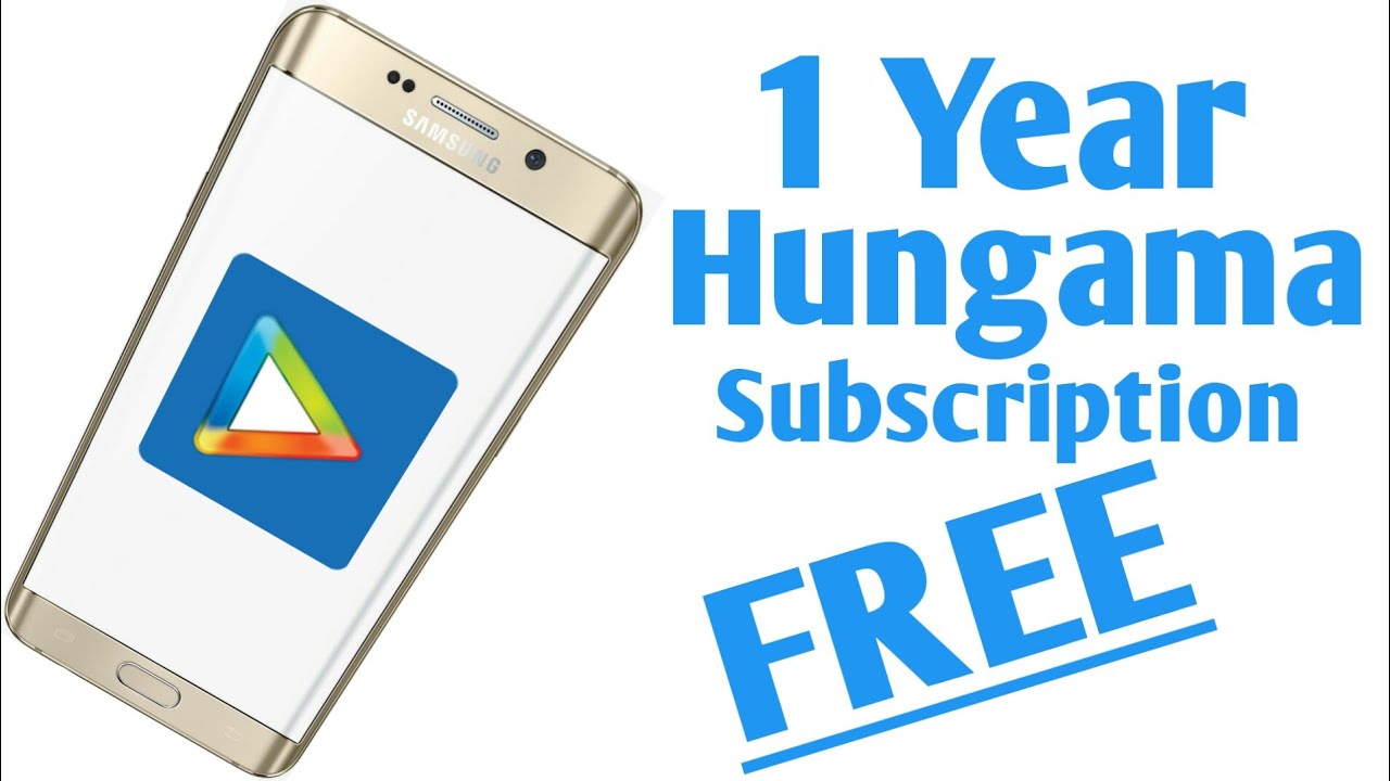 How to get Hungama 1 Year Free Subscription - YouTube