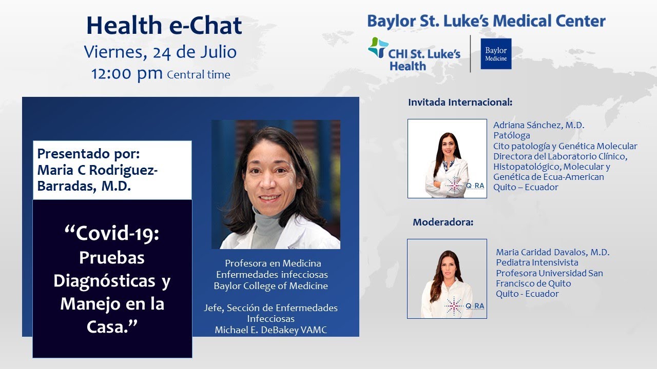 Health e-Chat con Maria C Rodriguez-Barradas, M.D. - YouTube