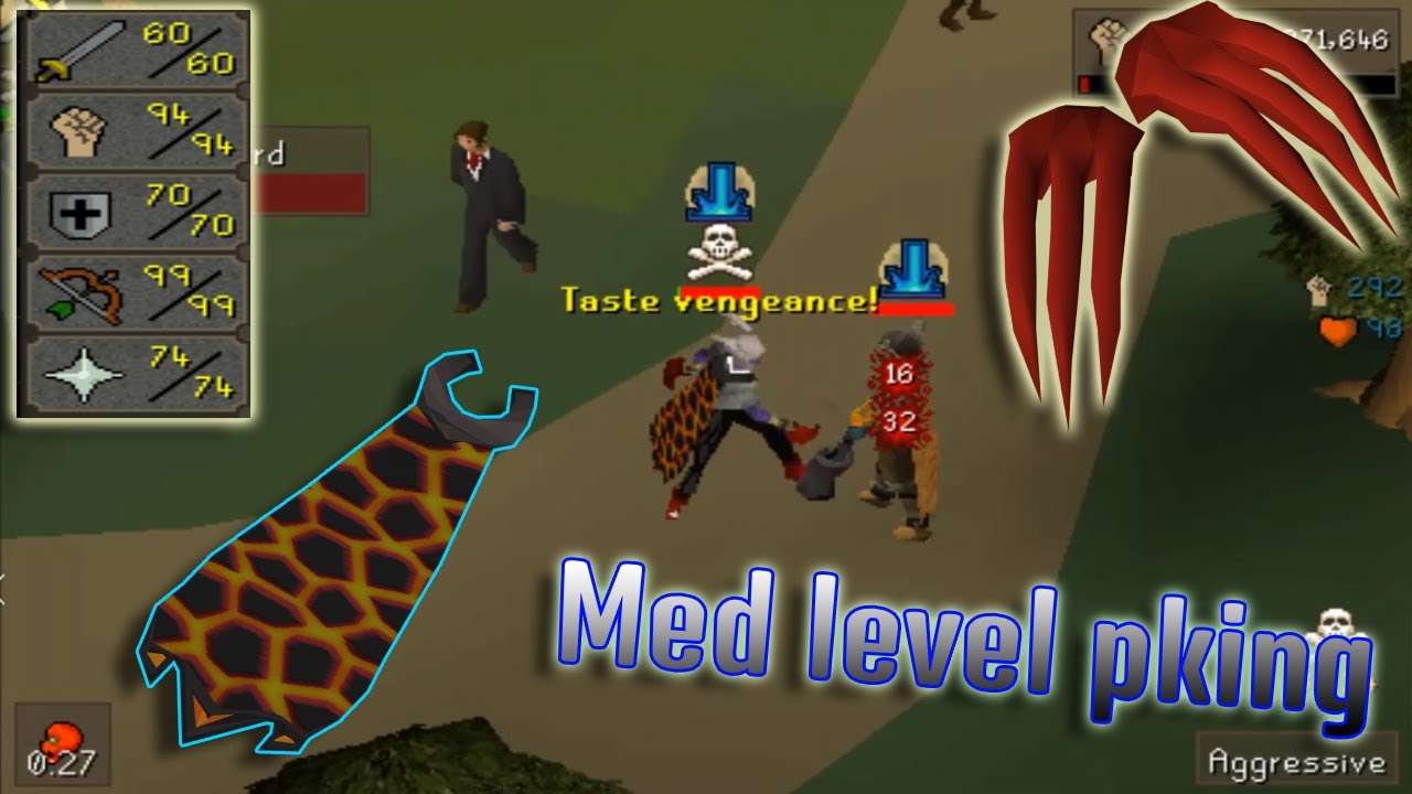 OSRS 99 Cmb Med Level Pking D-Claws too G-Maul! [Live Commentary] - YouTube