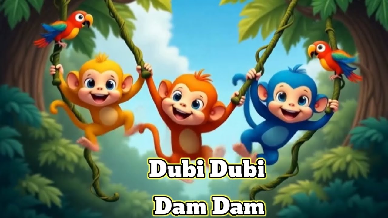 Dubi Dubi Dam Dam 🎵 | Fun Kids Dance Song | Baby Songs & Nursery Rhymes ...