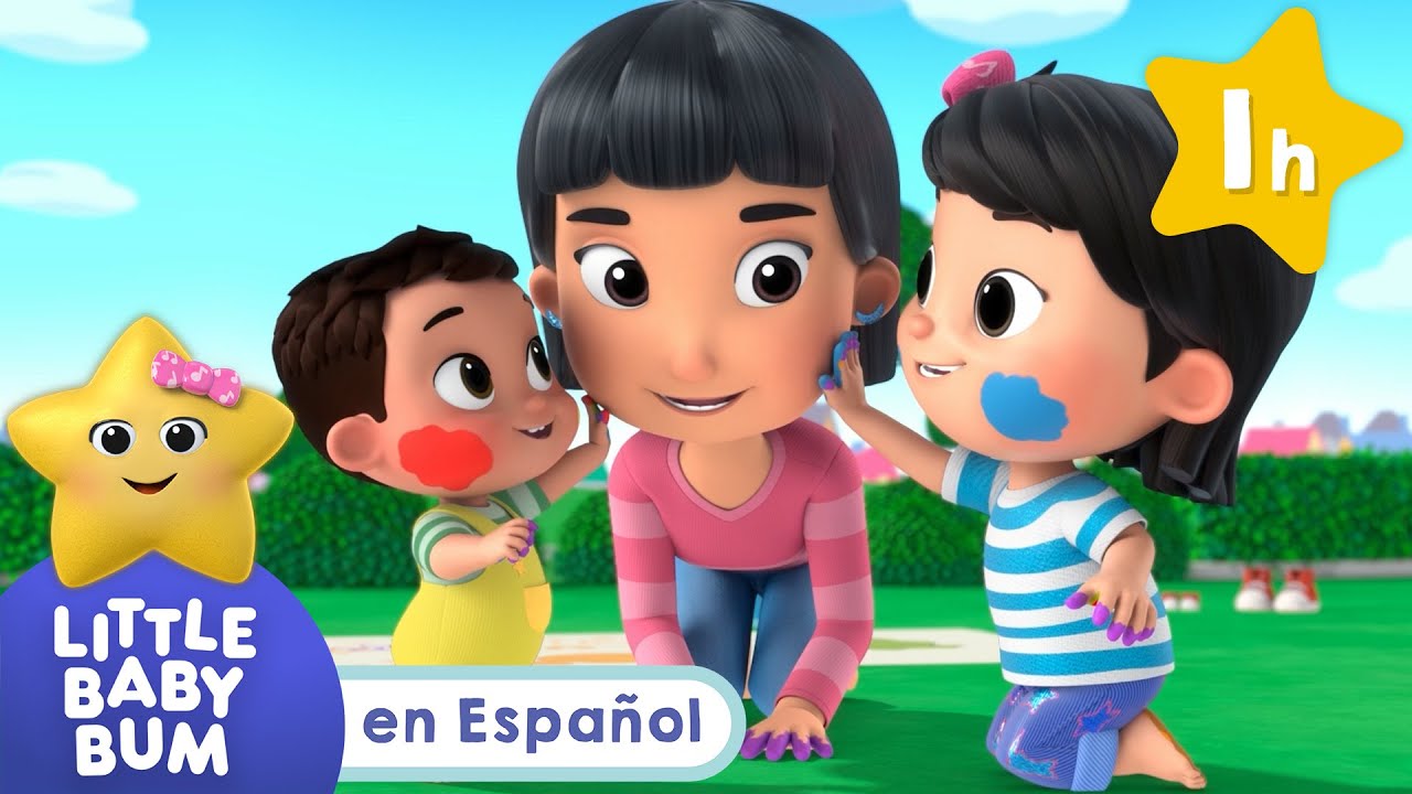 Mezclando colores con mami 🎨 Canciones Infantiles🎵| Caricaturas para ...