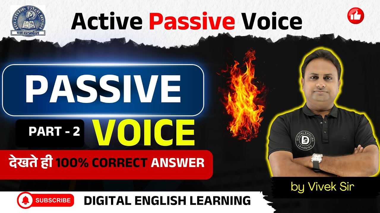 Active and Passive Voice Part-2 | Learn Voice Change Rules & Examples ...